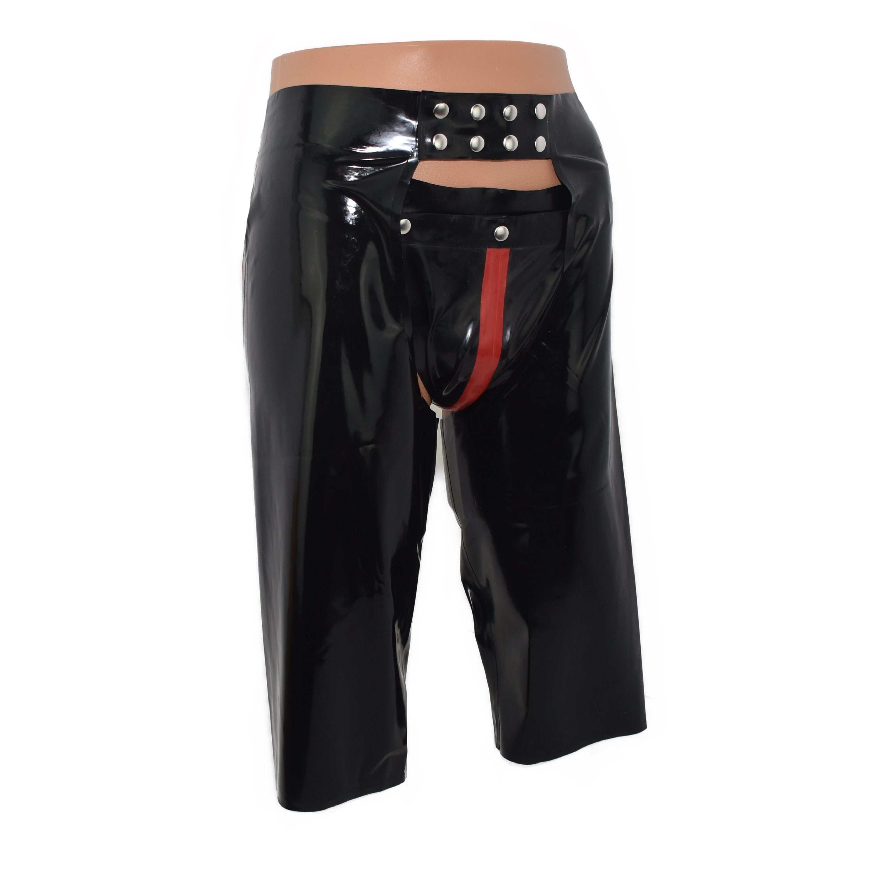 Chaps and thong with press studs, 2 pieces