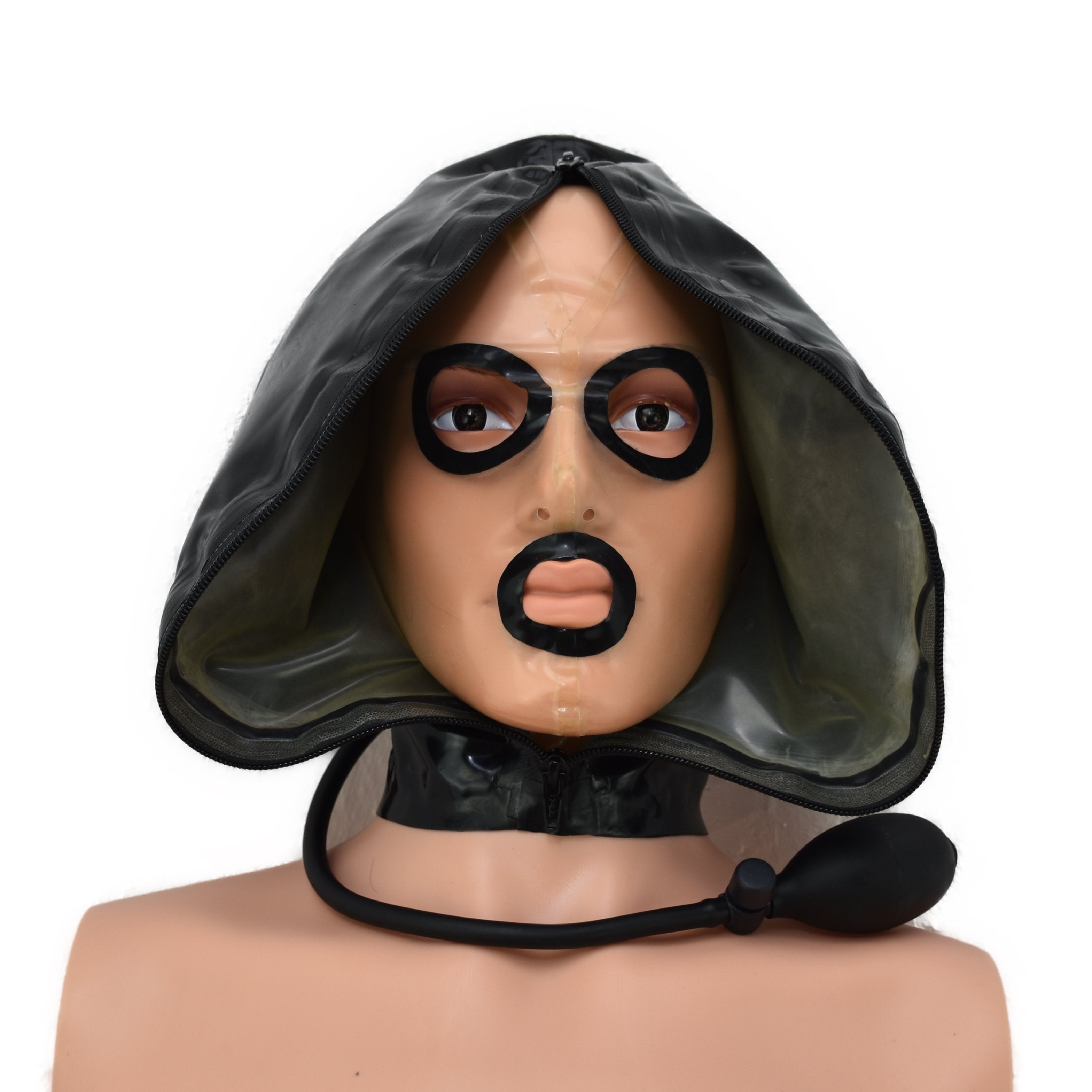 Latex Ballon-Maske Doppelwandig zum Aufpumpen