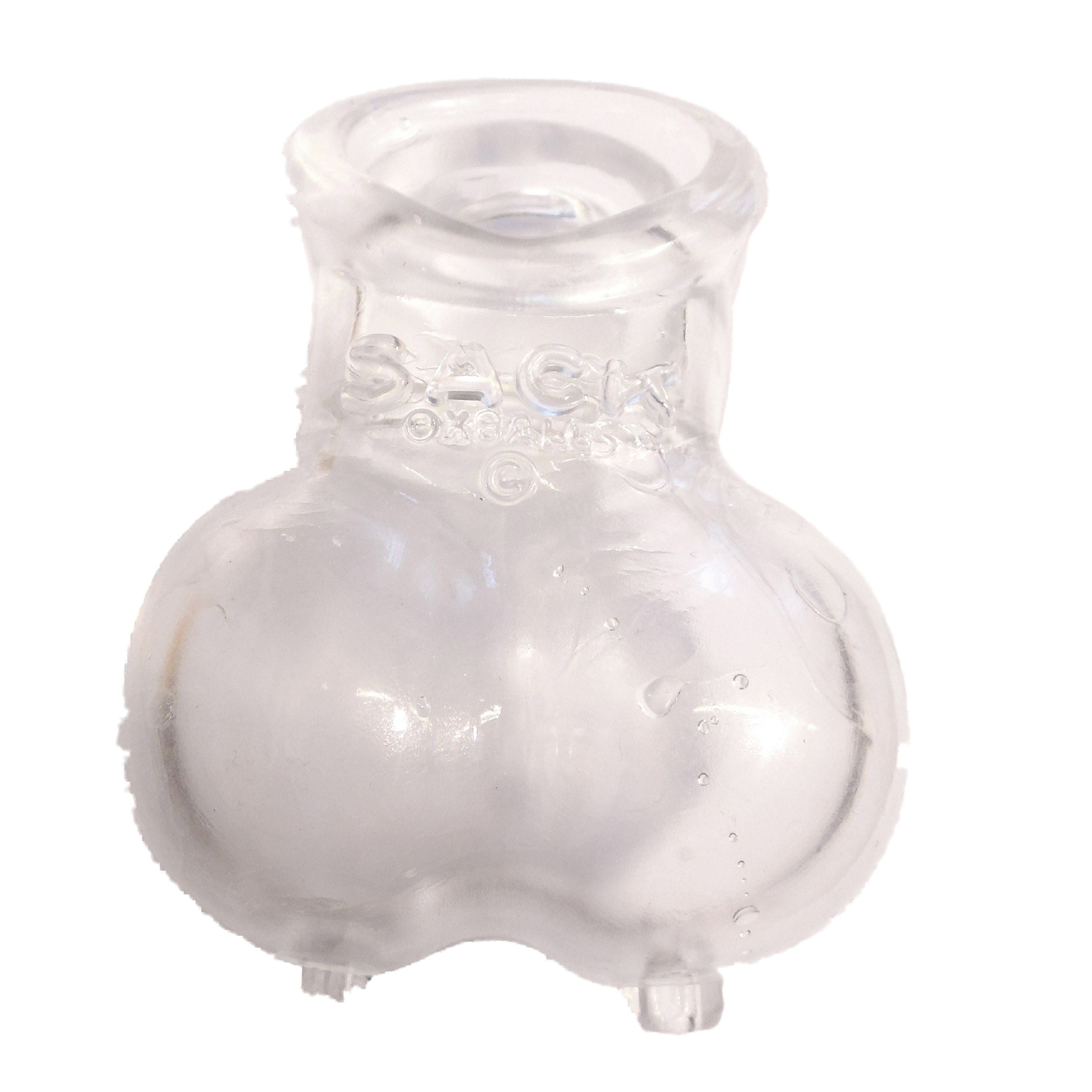 Transparent silicone testicle bag